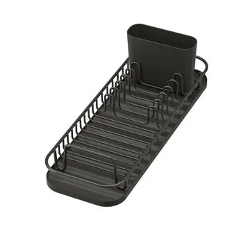 Сушилка для посуды IKEA "Лилльхавет", черная, сталь/полиамид, 47.8x17.4x14 см