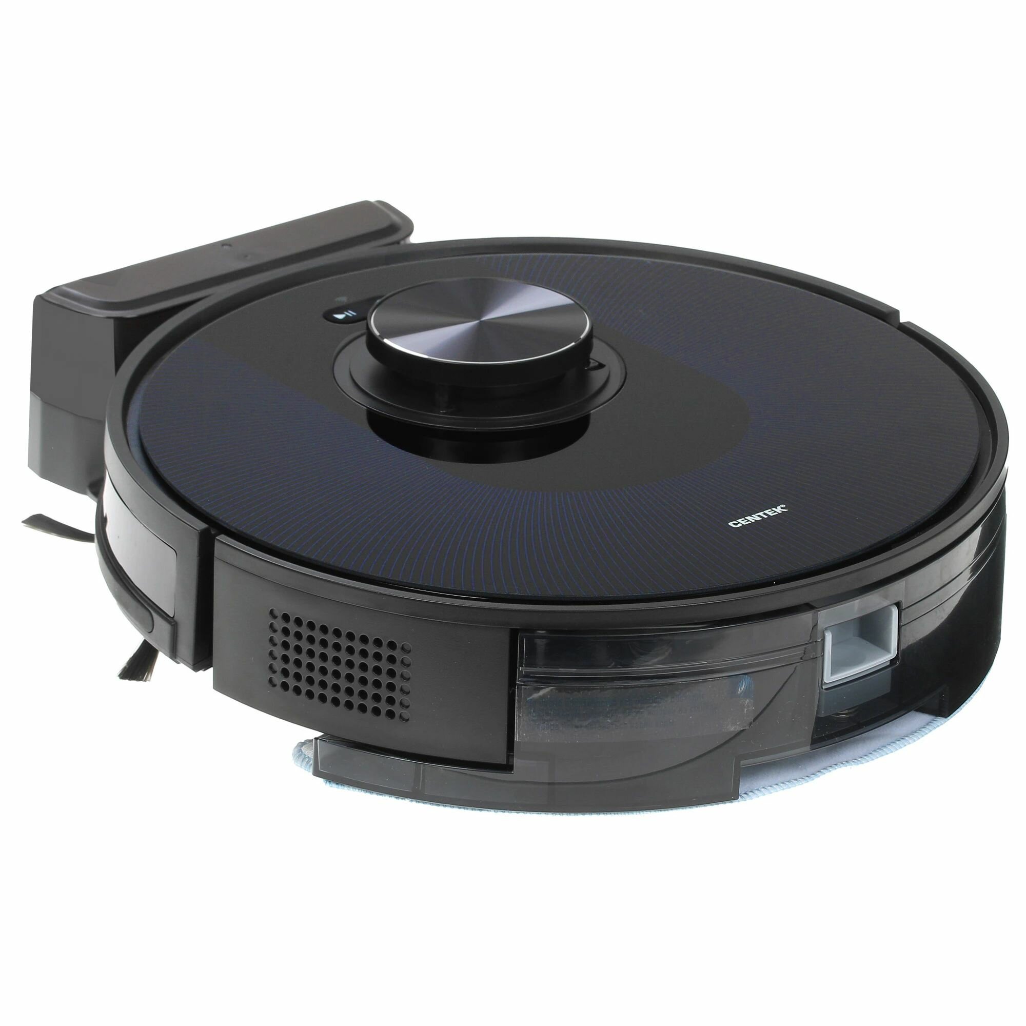 Робот-пылесос Centek CT-2741, сухая и влажная уборка, лидар, 30 Вт, пульт ДУ, синий — фото 1
