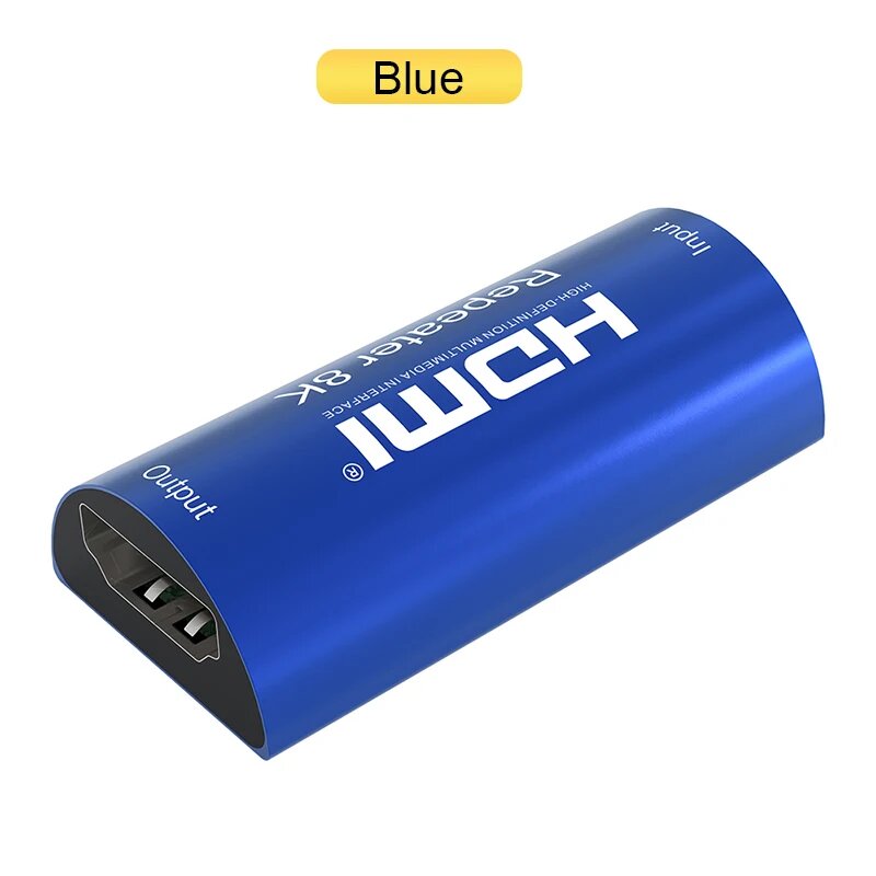 NSendato 8K HDMI ретранслятор 30 метров Синий