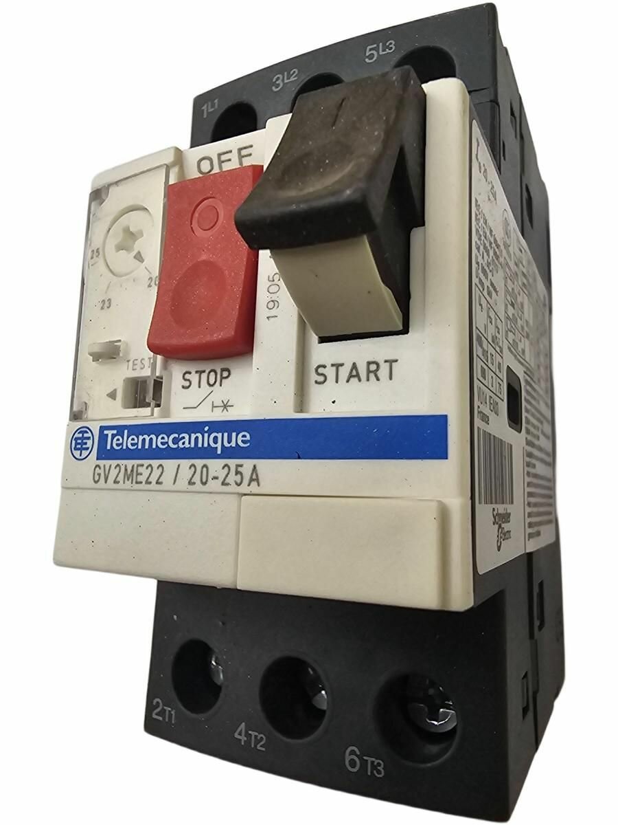 SE GV2 Автоматический выключатель с комбинированным расцепителем (20-25А) GV2ME22, Schneider Electric, GV2ME22