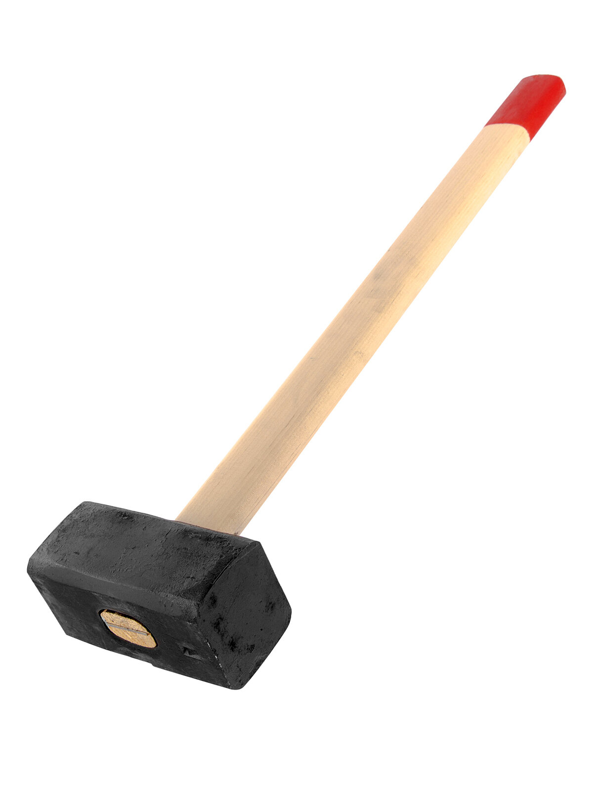 Кувалда Сибртех 8000 г, 750 мм, кованая головка из стали 50 с защитным покрытием и деревянная рукоятка, 10969