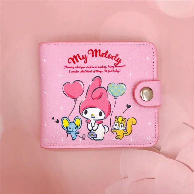 MINISO Бумажник Sanrio Hello Kitty Cinnamoroll My Melody Kuromi