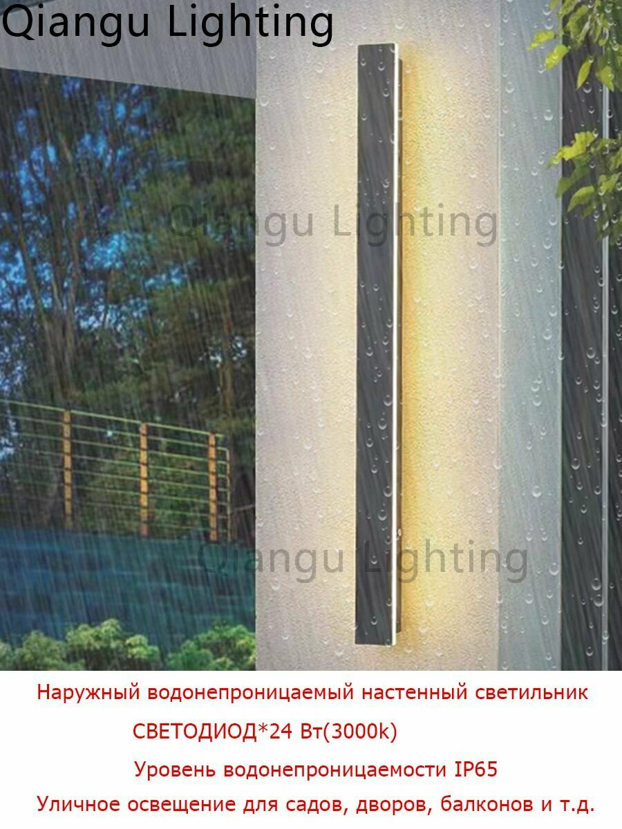 Водонепроницаемый наружный настенный светильник LED