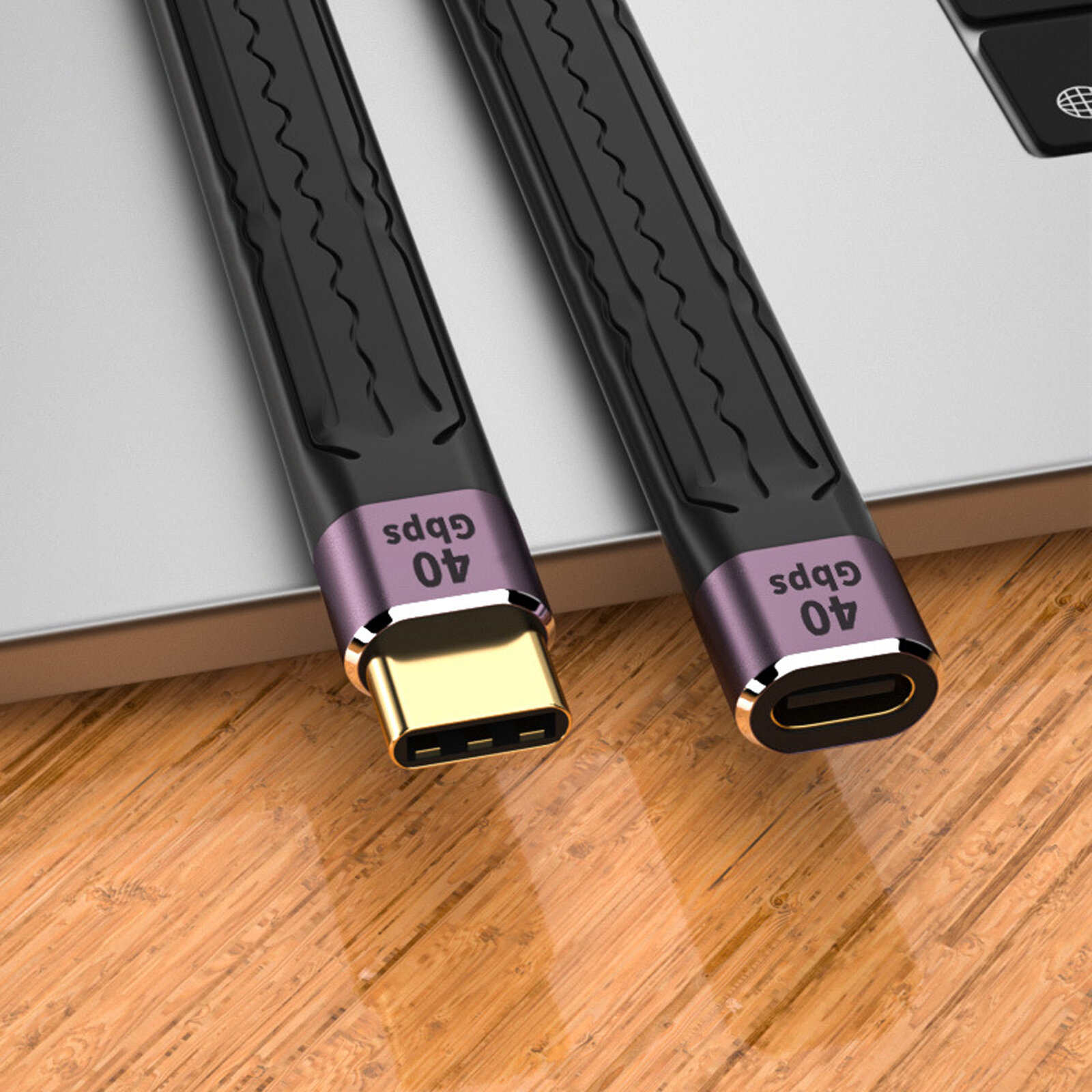 Удлинительный кабель 40 Гбит/с, удлинитель USB C «мама» — «папа», удлинитель 100 Вт