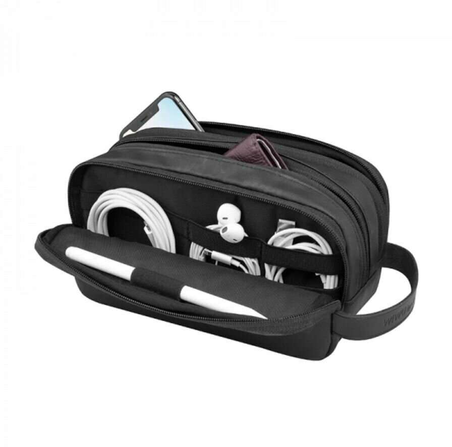 Сумка дорожная WiWU Salem Travel Pouch 23x12.5x10 см - Черная