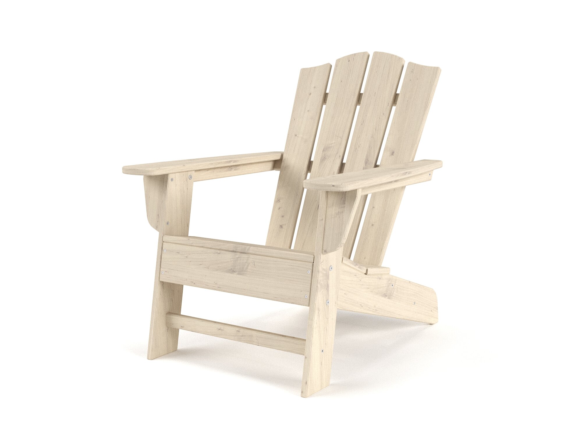 Кресло садовое Soft Element Вэйв 1, дерево, с подлокотниками и со спинкой