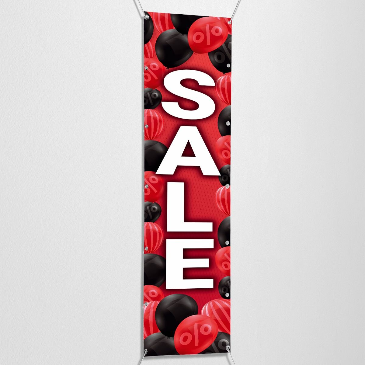 Вертикальный баннер, рекламная вывеска "Sale" / 0.4x2 м.