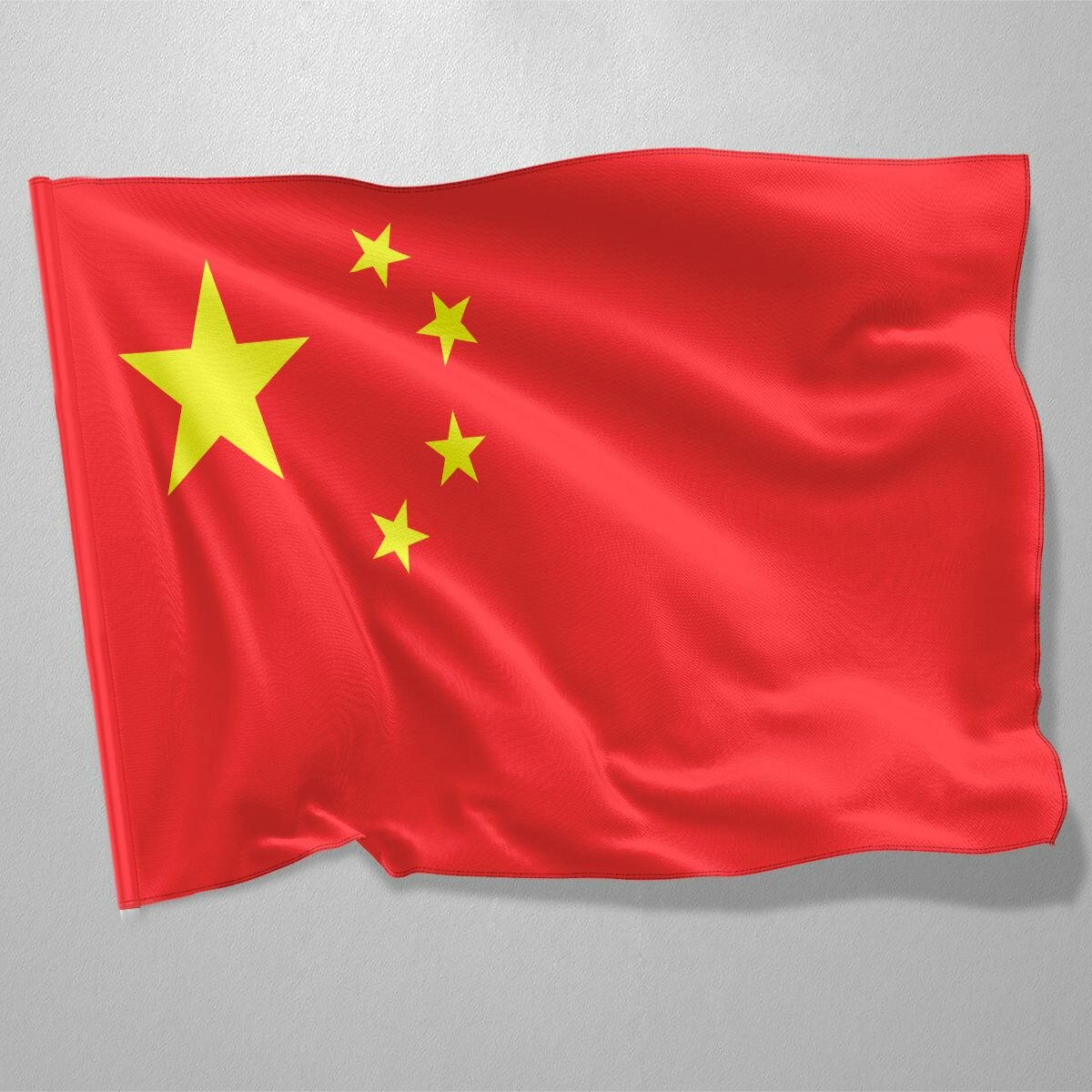 Флаг Китая / Флаг КНР Китайской народной республики / 90x135 см.