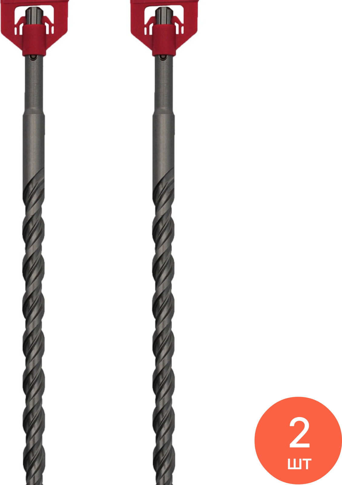 Бур Elitech / Элитек для перфоратора по бетону, из металла, SDS-plus, диаметр 14мм, длина 310мм / расходные материалы и оснастка (комплект из 2 шт)