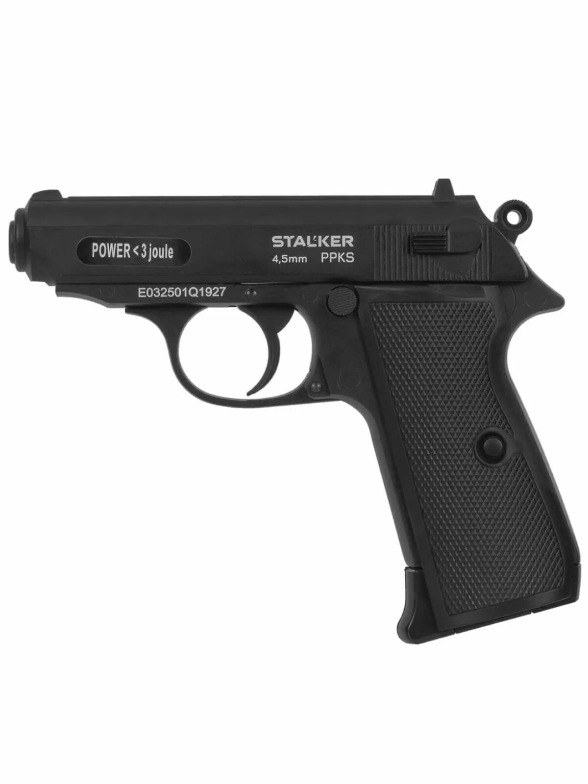 Пневматический пистолет Stalker PPKS (Walther PPK/S), гладкий ствол
