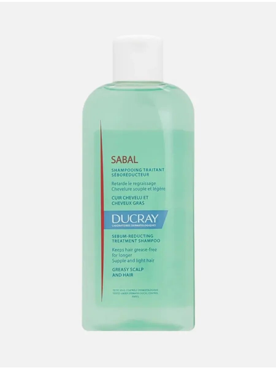Шампунь себорегулирующий для жирных волос DUCRAY sabal seboreducting