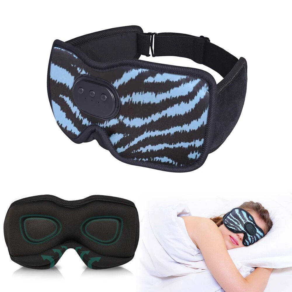 SYPVRY Bluetooth-маска для сна 3D Blue