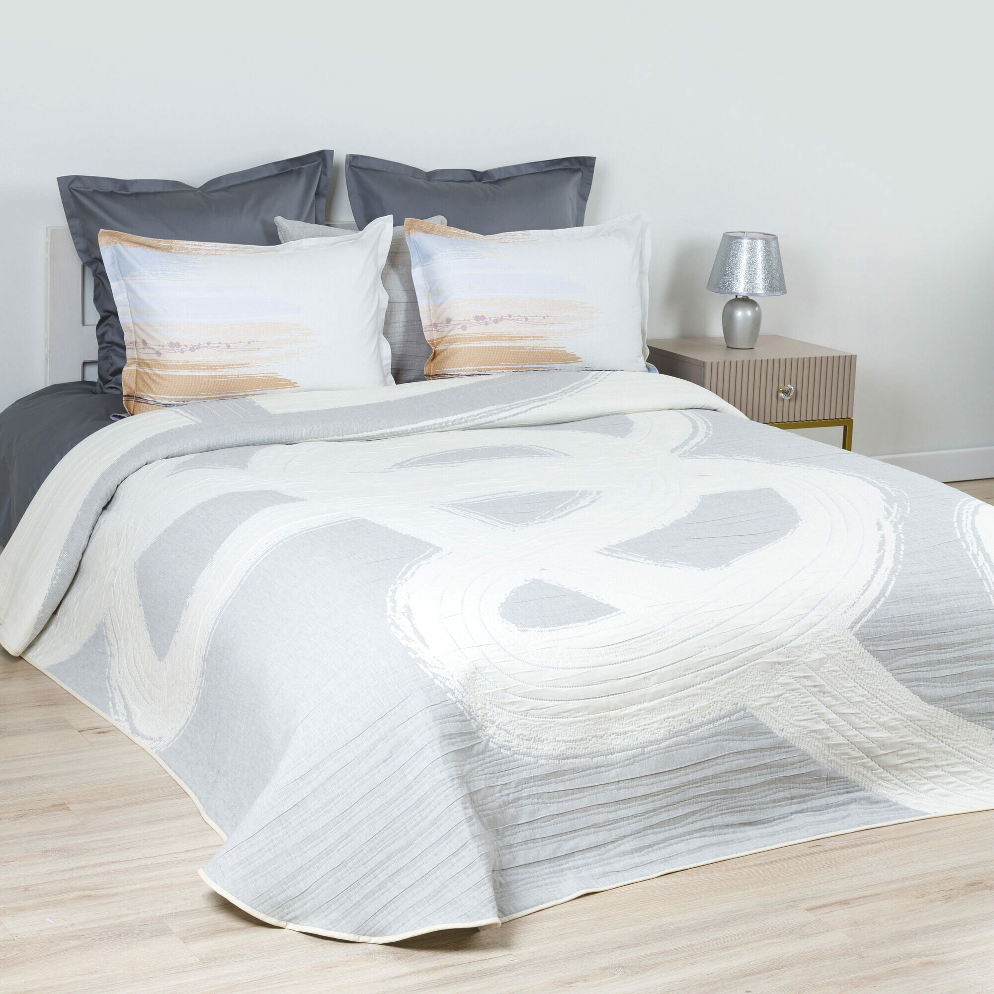 Покрывало PRIDANOE "Giotto", двухстороннее, евро, полиэстер/хлопок