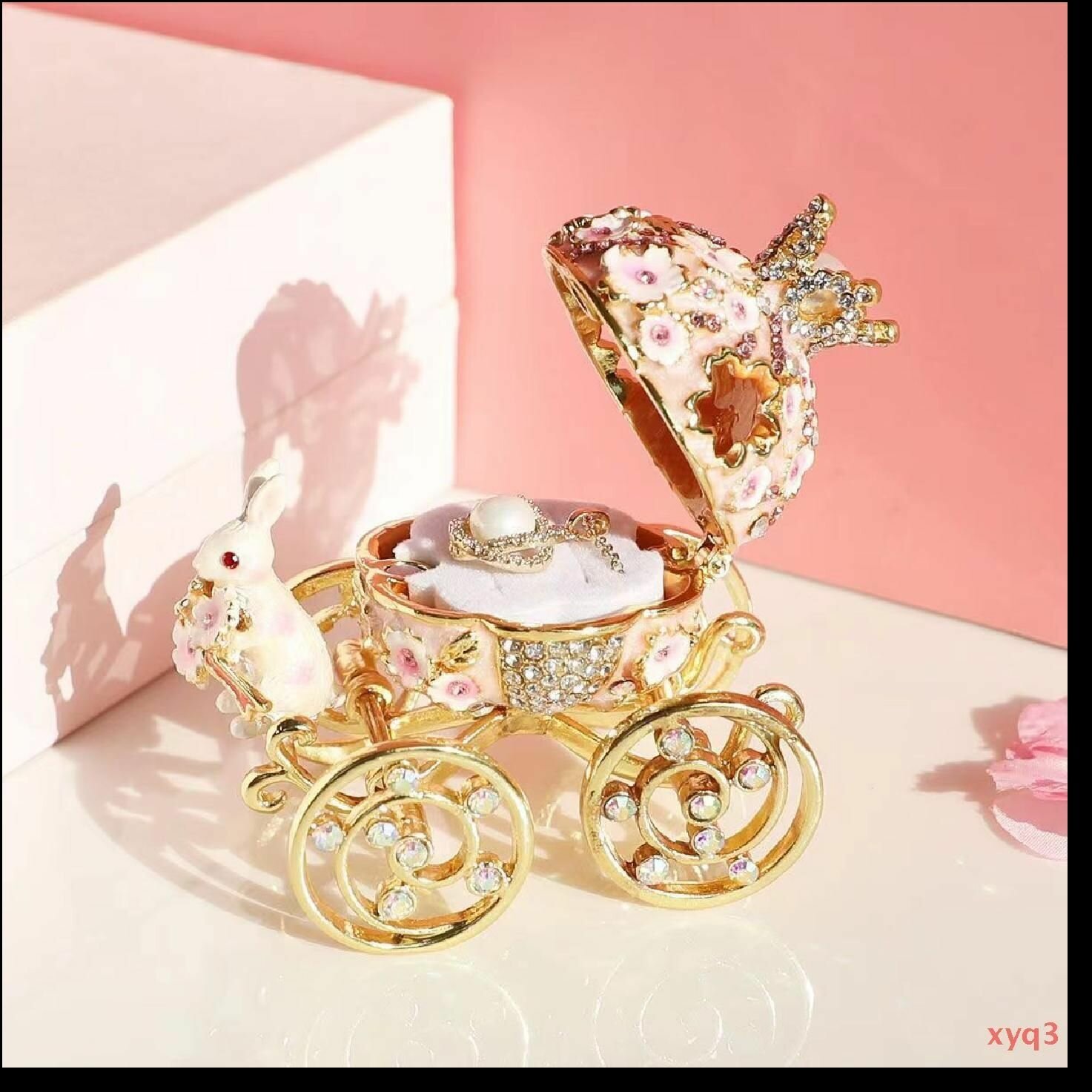 Шкатулка для ювелирных украшений, колец, часов большая, Хрустальная шкатулка для ювелирных изделий