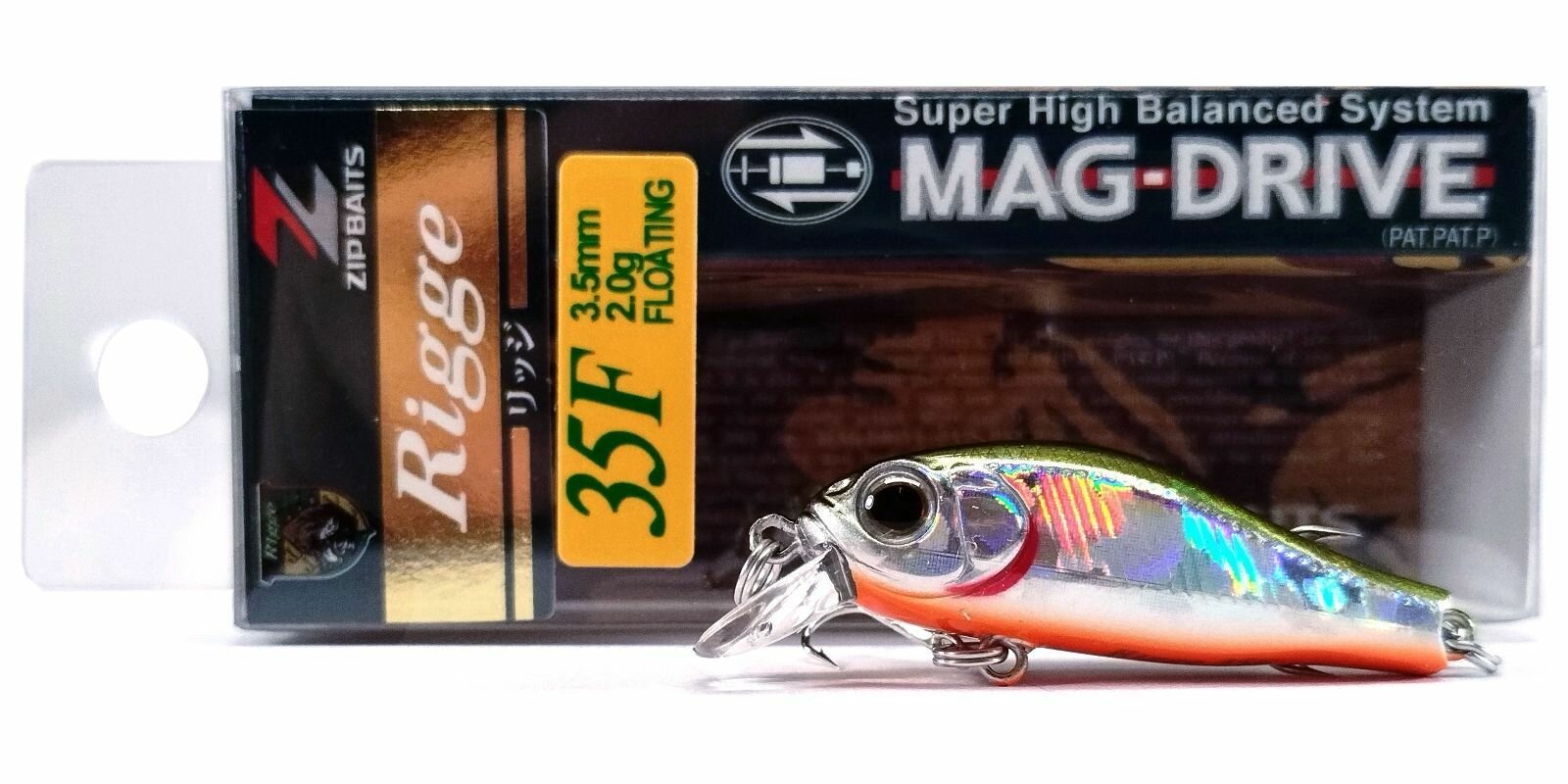 Воблер ZipBaits Rigge 35F (2гр.) #027