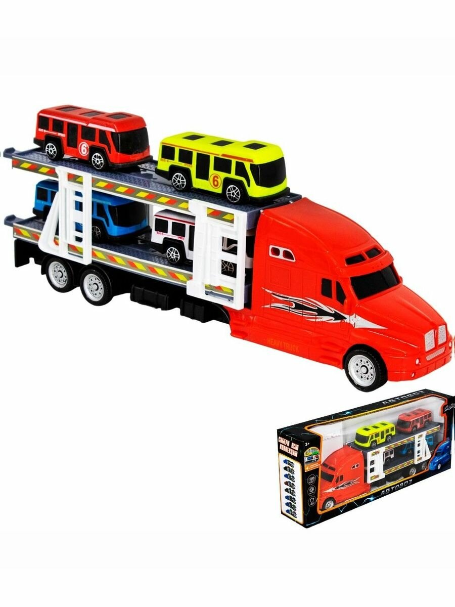 Автовоз инерционный Young Racer в коробке