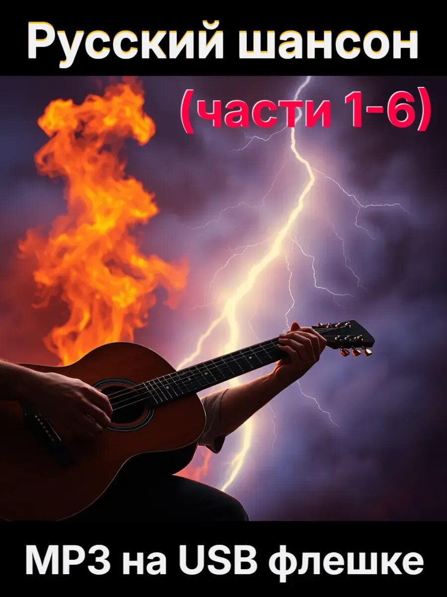 Русский шансон (части 1-6) (MP3 на USB)