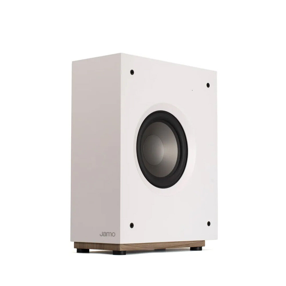 Ультратонкий активный сабвуфер JAMO S808 SUB 8-дюймовый динамик, максимальная мощность 100 Вт, белый