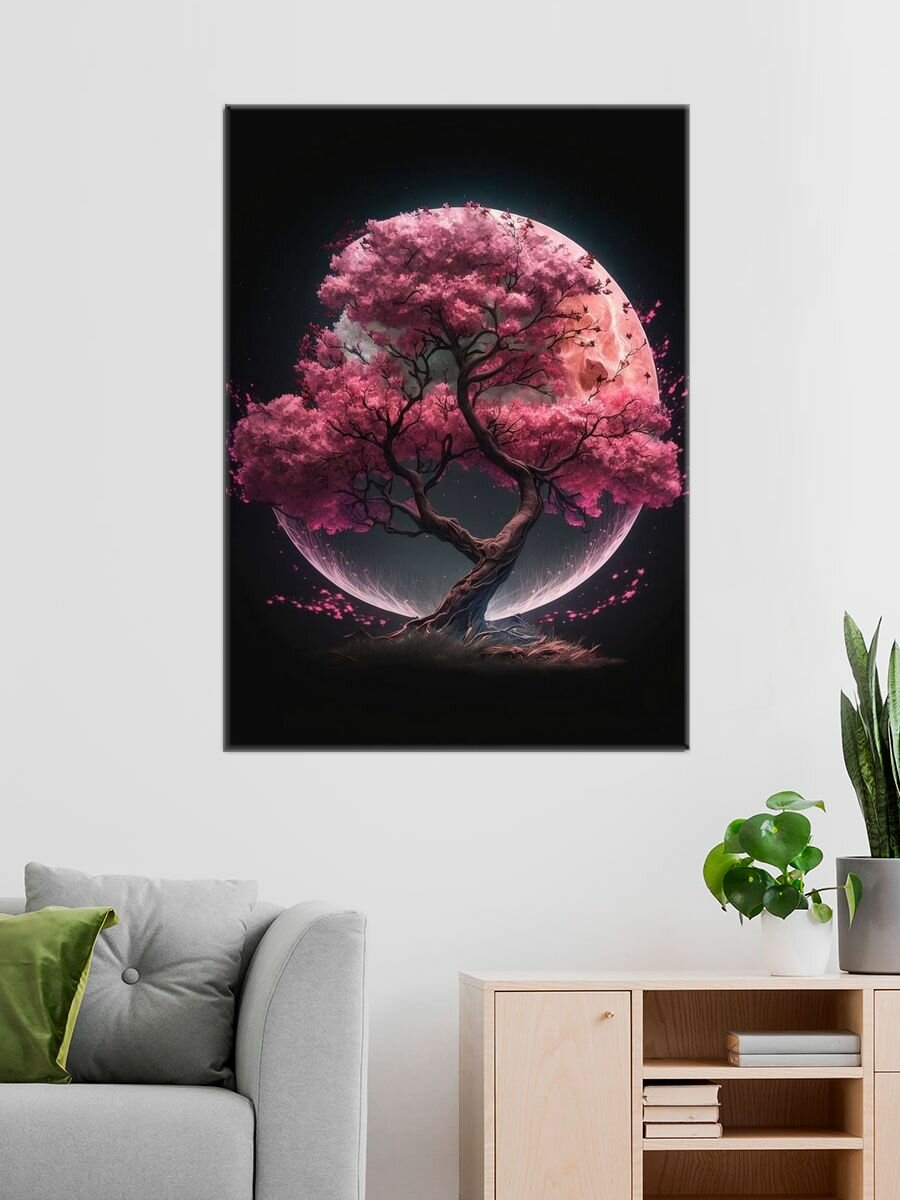 Картина на стену "Сакура", 50х70 см