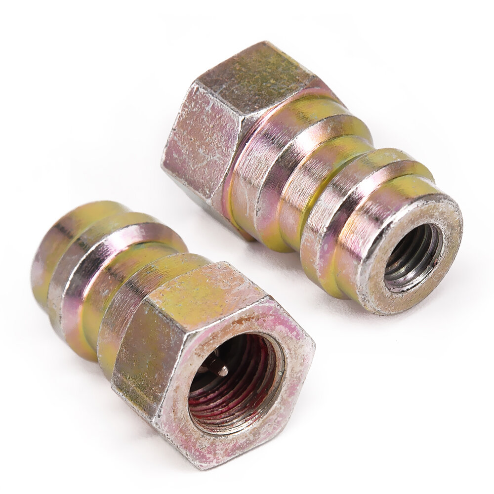 Адаптер для кондиционера 1/4", переходник с R-12 на R-134a, быстросменный, с крышками