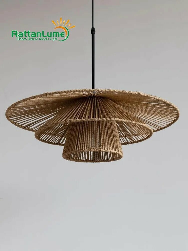 RattanLume Люстра, E27, 40 Вт — фото 1