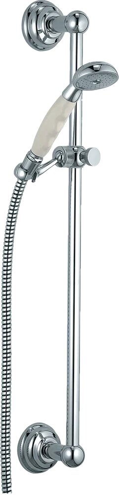 Душевой гарнитур Kludi 1926 2710305 хром, глянцевый, латунный, лейка для душа со шлангом и штангой