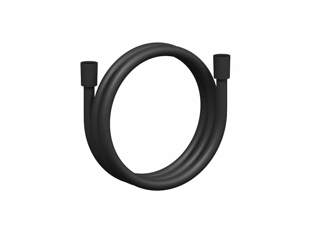 Душевой шланг Ravak SatinFlex 913.23 150 см, с антискручиванием, пластиковый, черный, матовый, шланг для душа