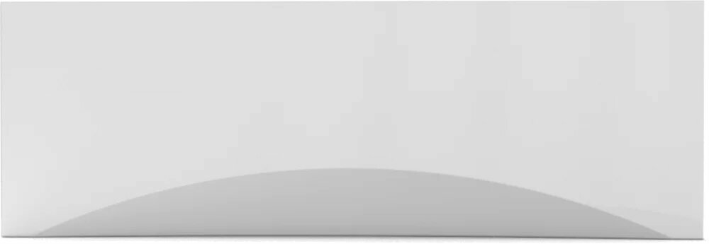 Экран DIWO Самара NEW 165 пластиковый, белый, экран под ванну, прямоугольный, с креплением