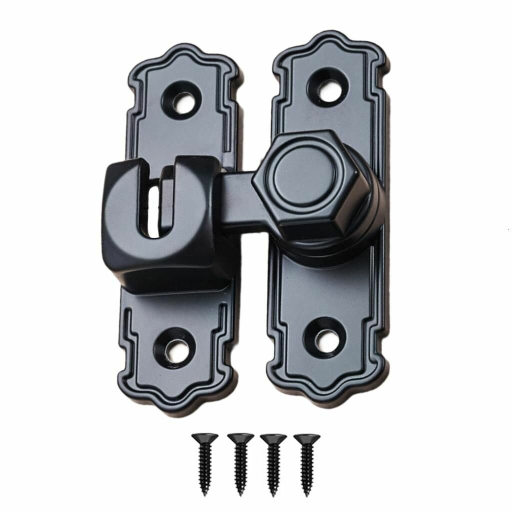 Сверхпрочный откидной замок, Скользящий поворотный болт на 90/180 градусов для двери сарая