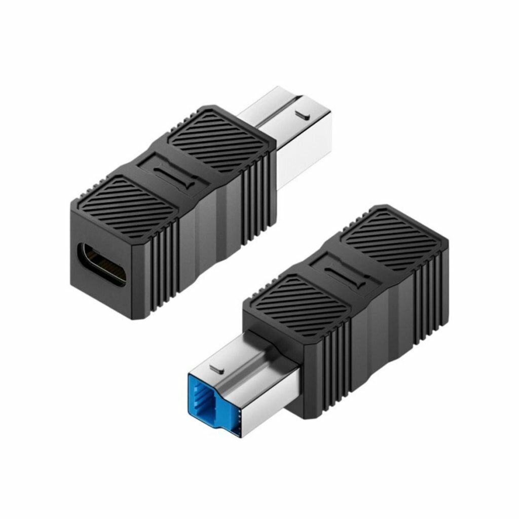Адаптер с квадратным портом для принтера, коробка жесткого диска, адаптер USB3.0-B мужчин, тип C, женский