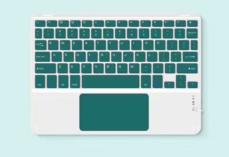 Беспроводная Bluetooth клавиатура с тачпадом, русский язык для, телефона, планшета.