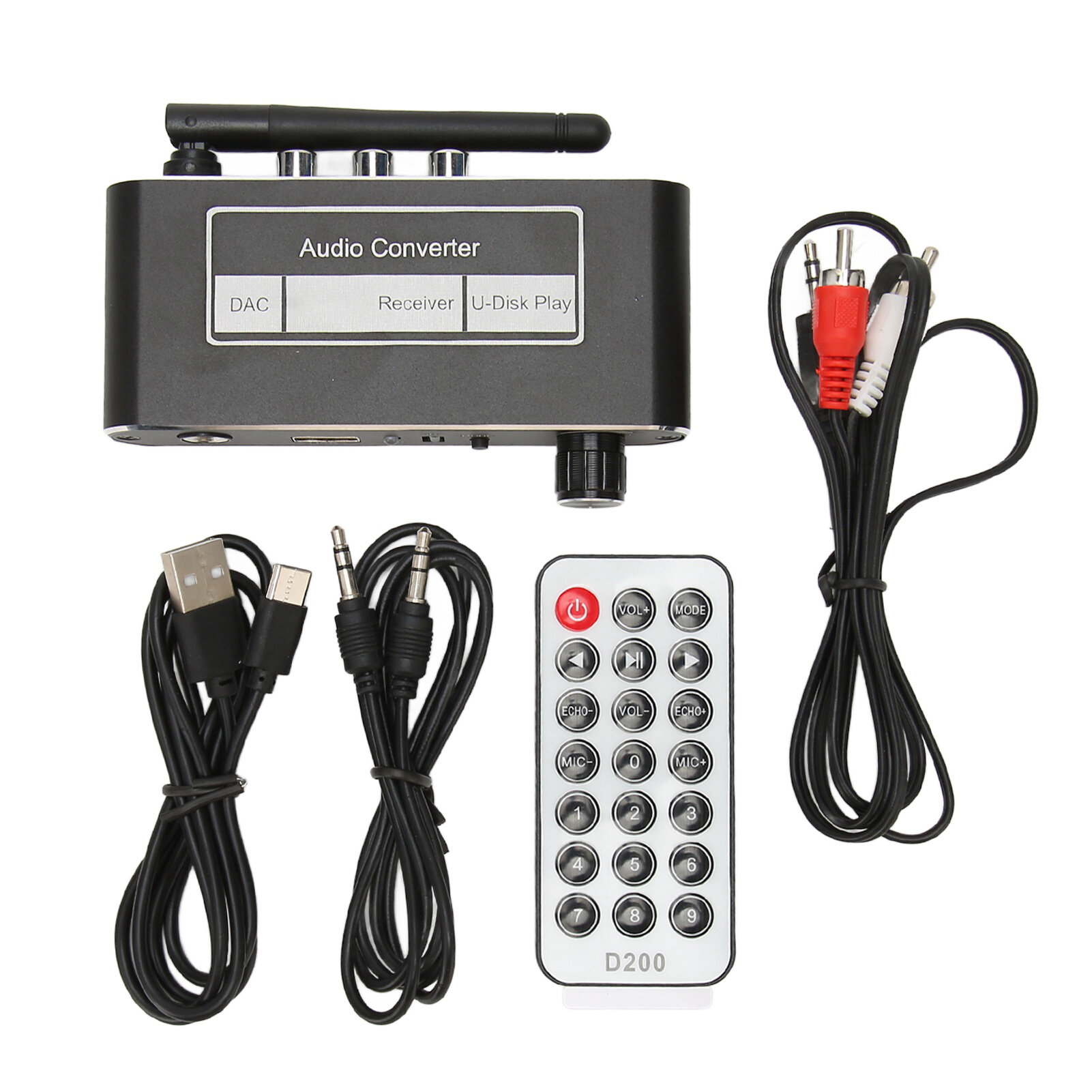 Mini Sound Receiver Bluetooth 5.2 Hifi поддержка U Диск диск дистанционный контроль без потерь конвертер звука для развлечений