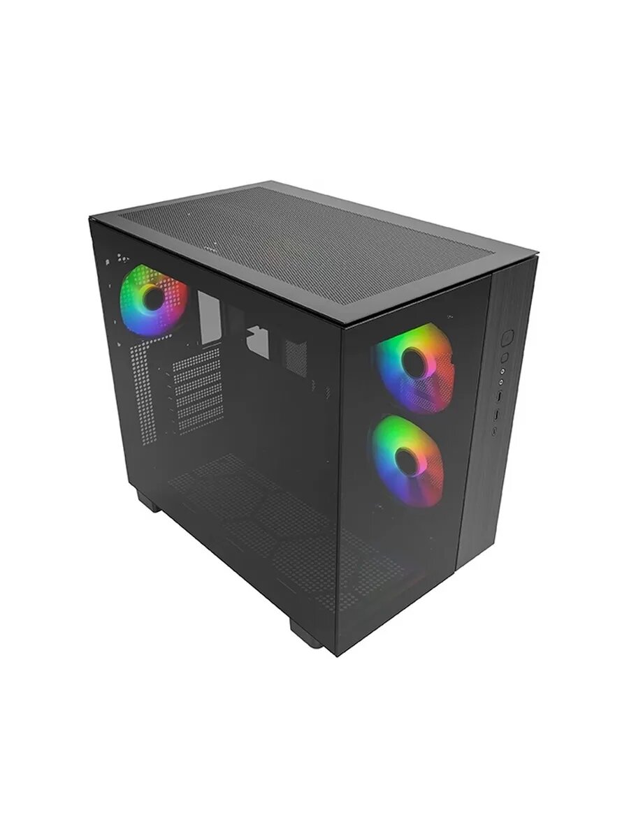 Корпус King 65 PRO черный без БП ATX 8x120mm 6x140mm