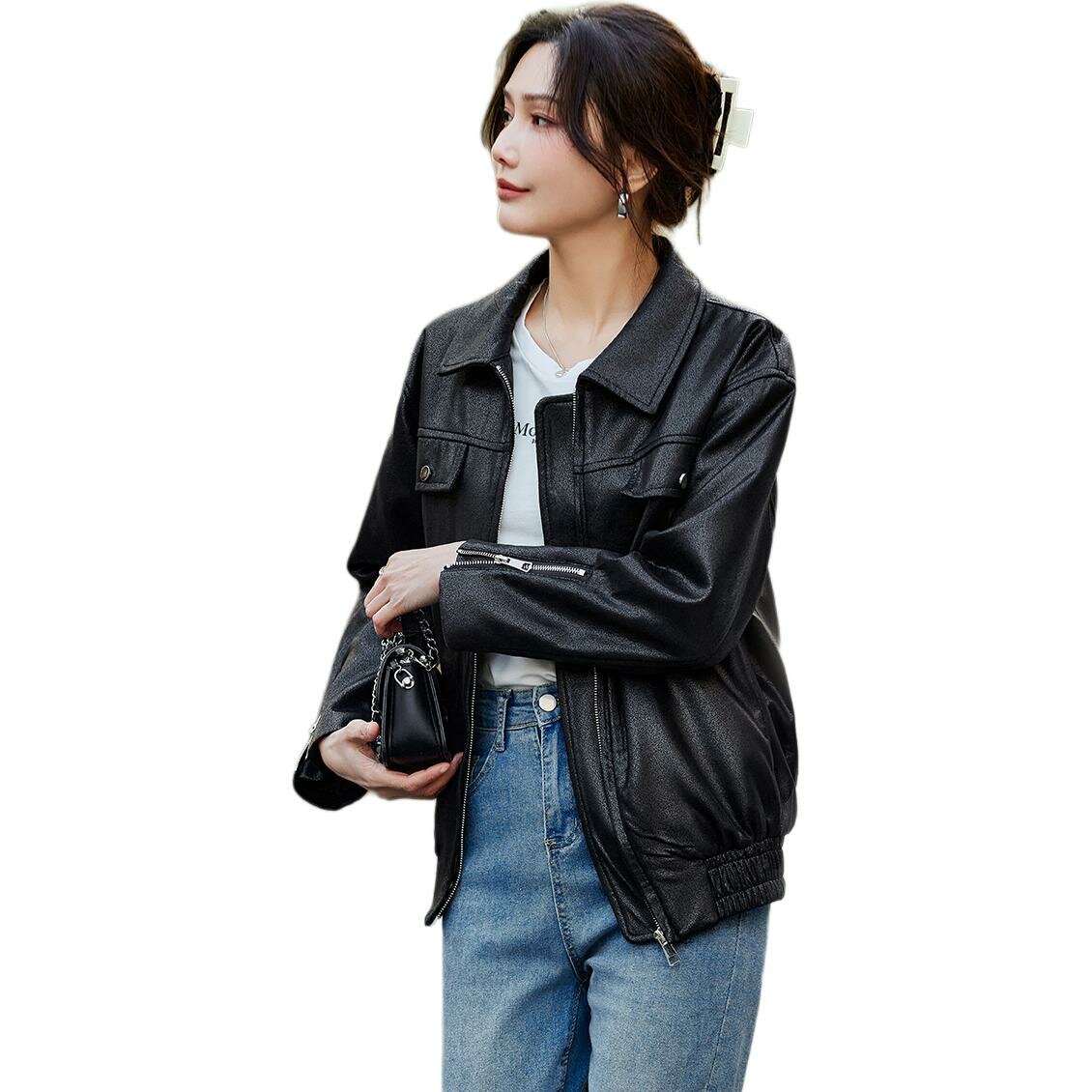 Куртка кожаная