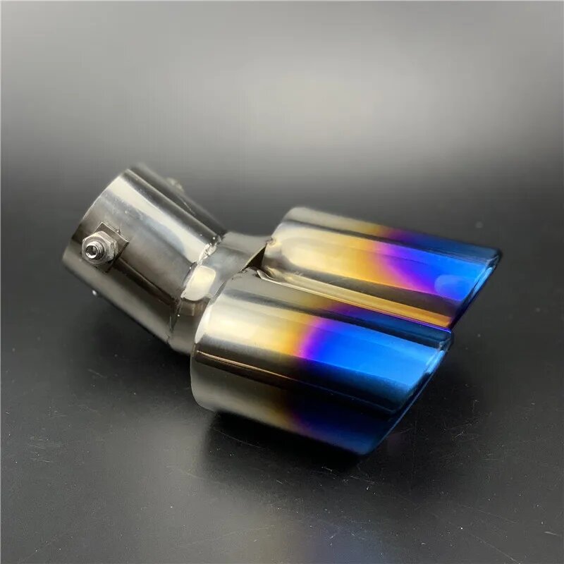 Автомобильные аксессуары, чехол для выхлопной трубы для Suzuki SX4 SWIFT Alto Liane Grand Vitara jimny S-cross Spacia Splash Kizashi Wagon R IGNIS, A type bent Blue