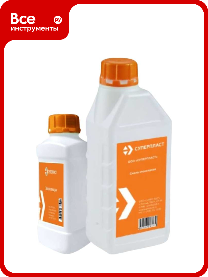 Средневязкая эпоксидная смола для творчества Суперпласт Эпилайт-Ю 0,75 кг 4687204291104, эпоксидной смолы, 2 см