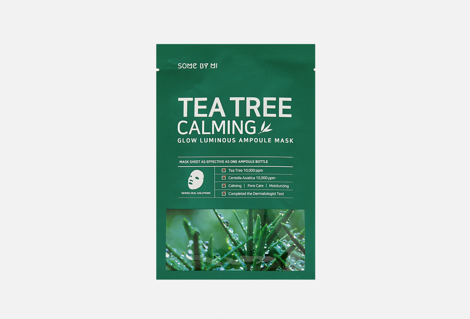 Ампульная тканевая маска для лица с экстрактом чайного дерева SOME BY MI TEA TREE CALMING GLOW LUMINOUS AMPOULE MASK