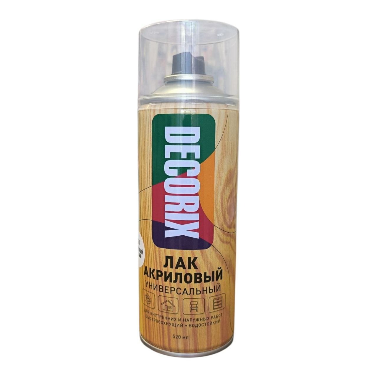 Лак акриловый 520 мл прозрачный, матовый аэрозоль