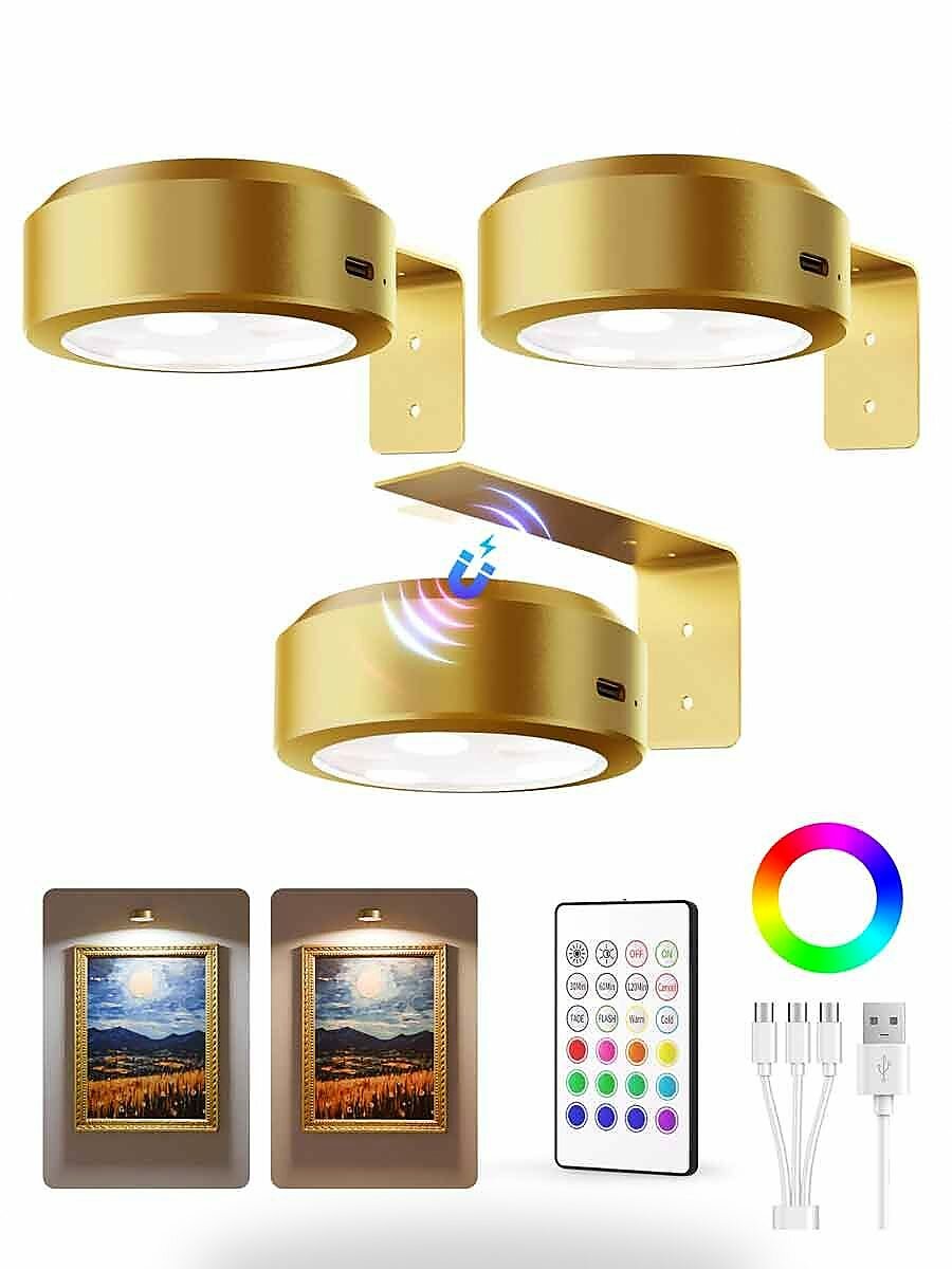 Светильник LSVGOE настенный, светодиодный, 4 Вт, с пультом