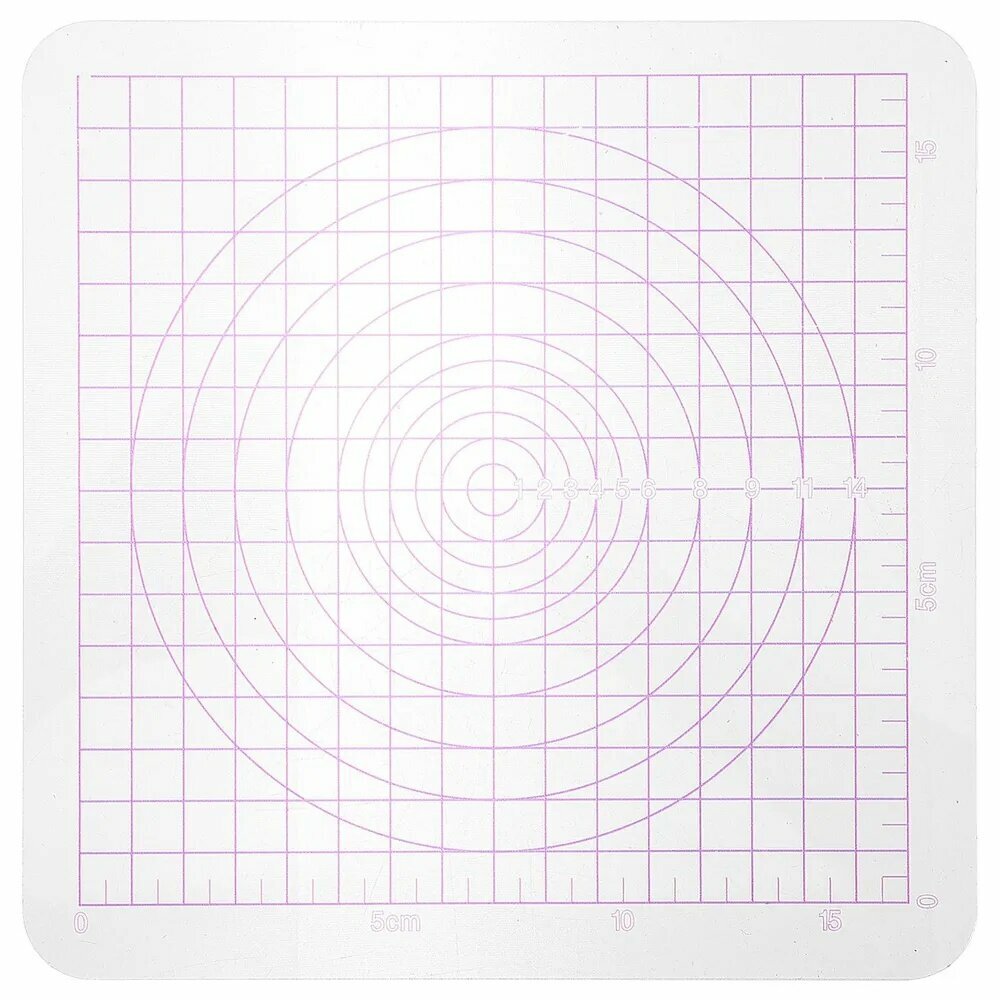 Акриловая пластина для лепки с закруглёнными углами, 5 шт, для творчества и моделирования