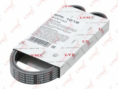 LYNXauto Ремень поликлиновый лада приора (2170) / LADA PRIORA Saloon (2170) 2007-2018, пежо 2008 / PEUGEOT 2008 I 2013-2018 6PK1018