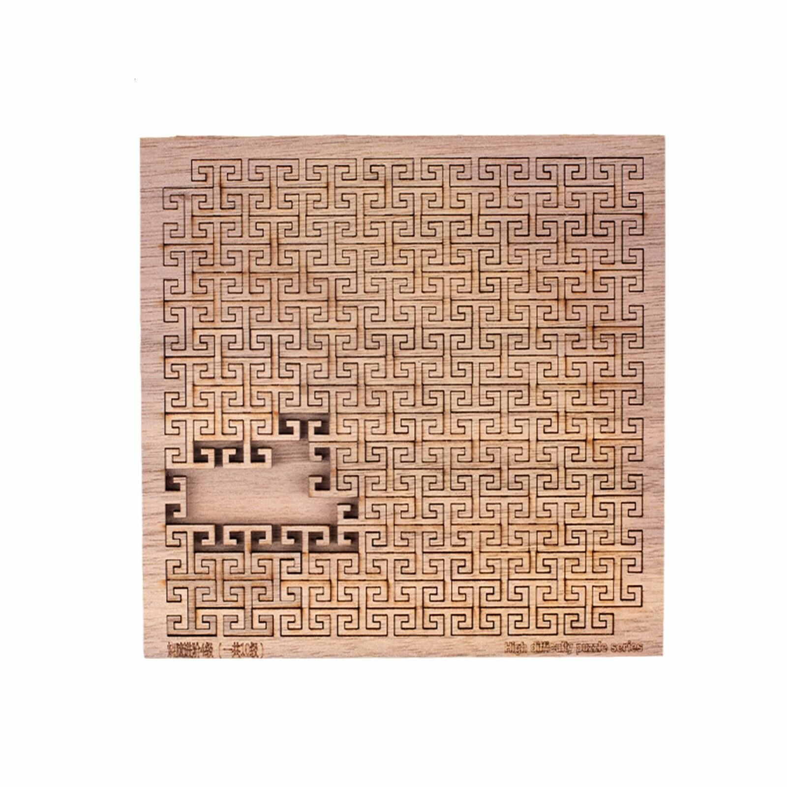 Головоломка для расшифровки, сжигающая мозг, Деревянная Взрослых 10-го уровня Сложности-Ames Graphics