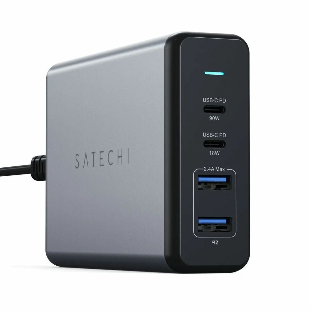 Сетевое зарядное устройство Satechi 108W Pro Type-C быстрая зарядка (ST-TC108WM) для дома и офиса