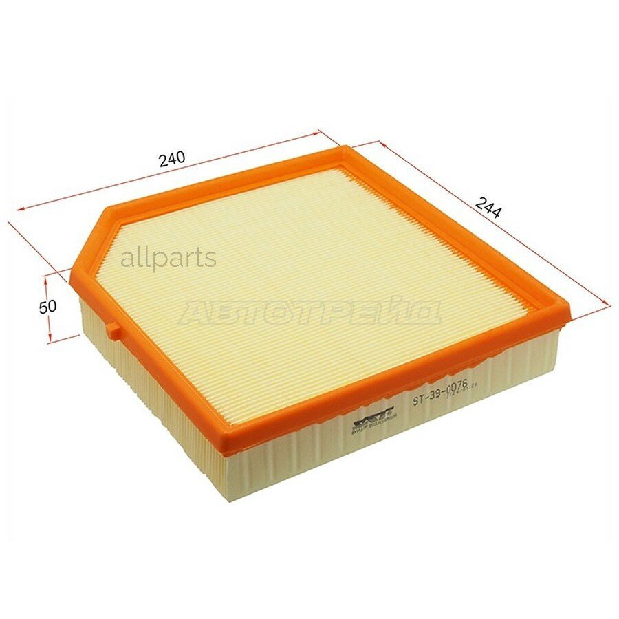 SAT ST-39-0076 Фильтр воздушный Geely Tugella 19- / Atlas 23-