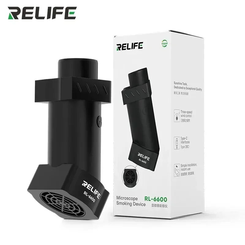 RELIFE RL-6600 Дымосос для микроскопа Black
