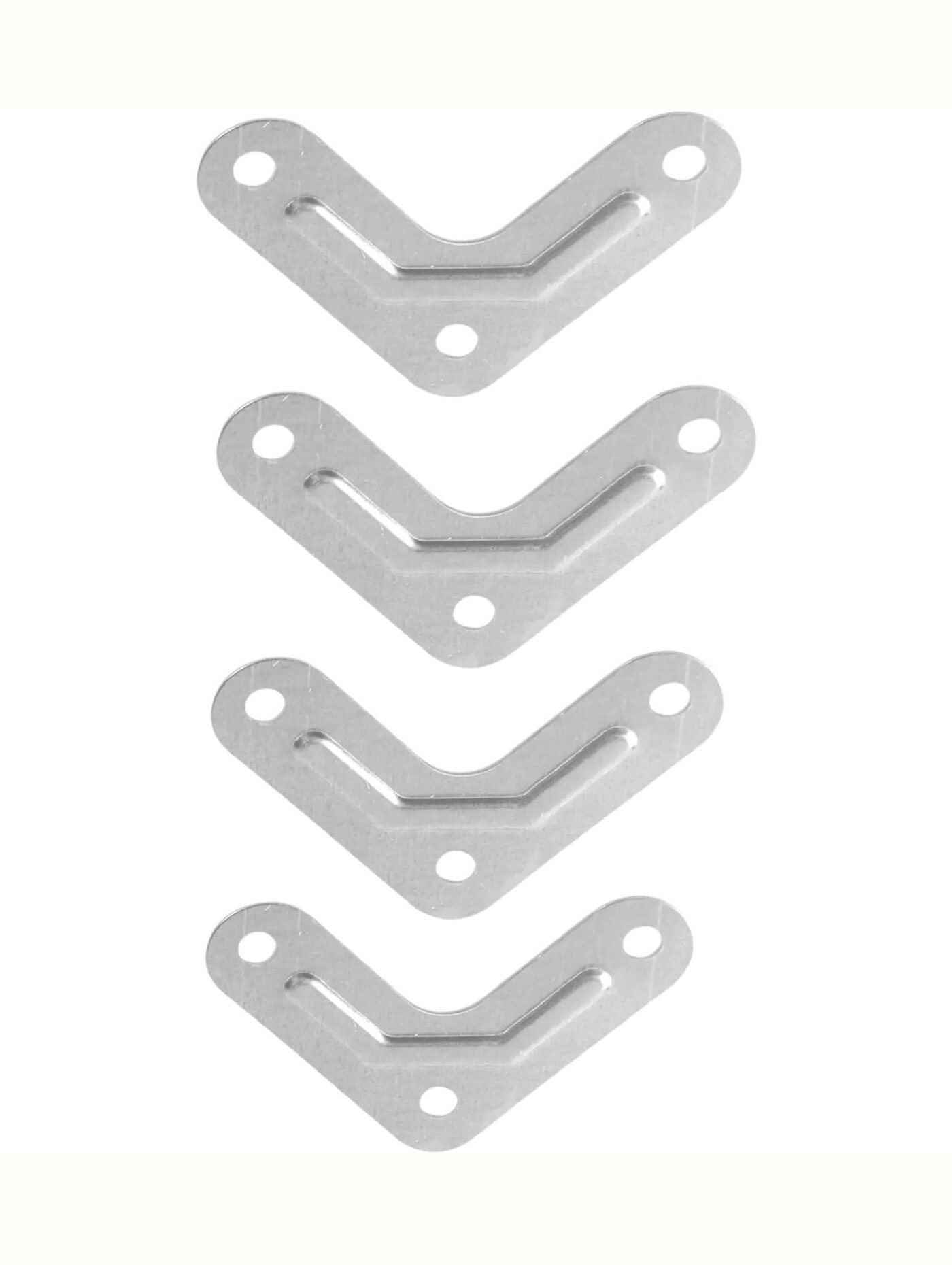 Металлический уголок жёсткости для стеллажа METALL ZAVOD 4 шт 70x70x1