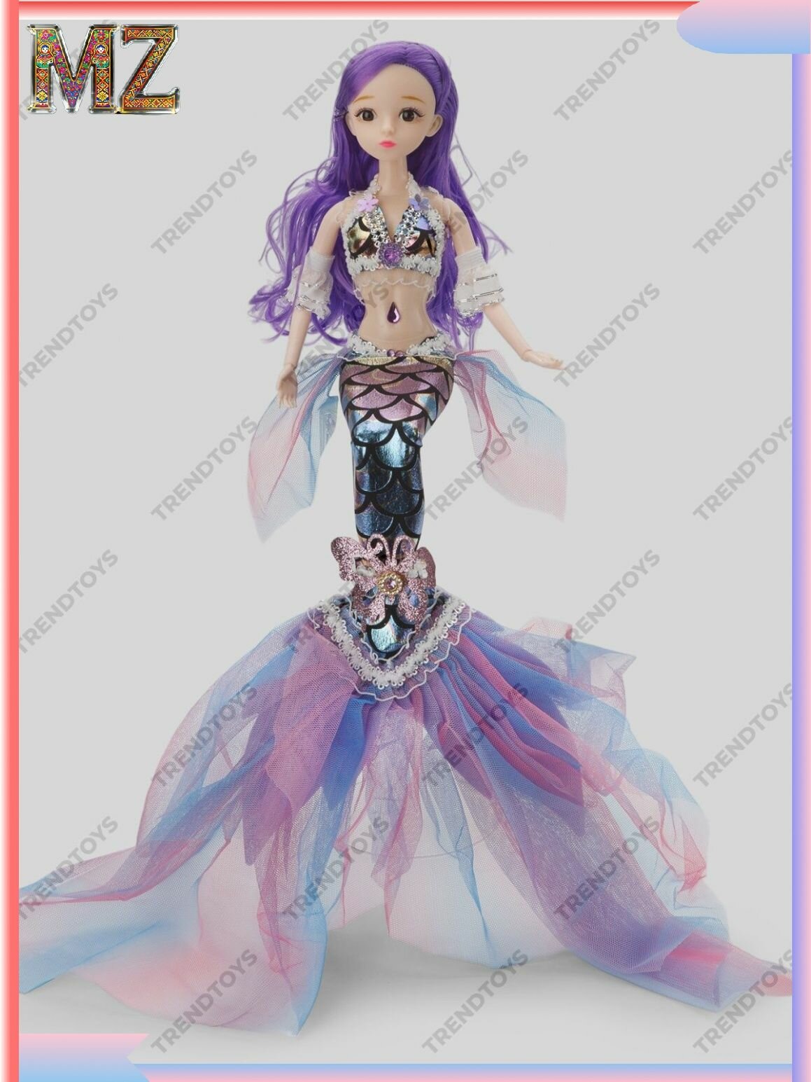 Эксклюзивная русалочка в виде шарнирной куклы