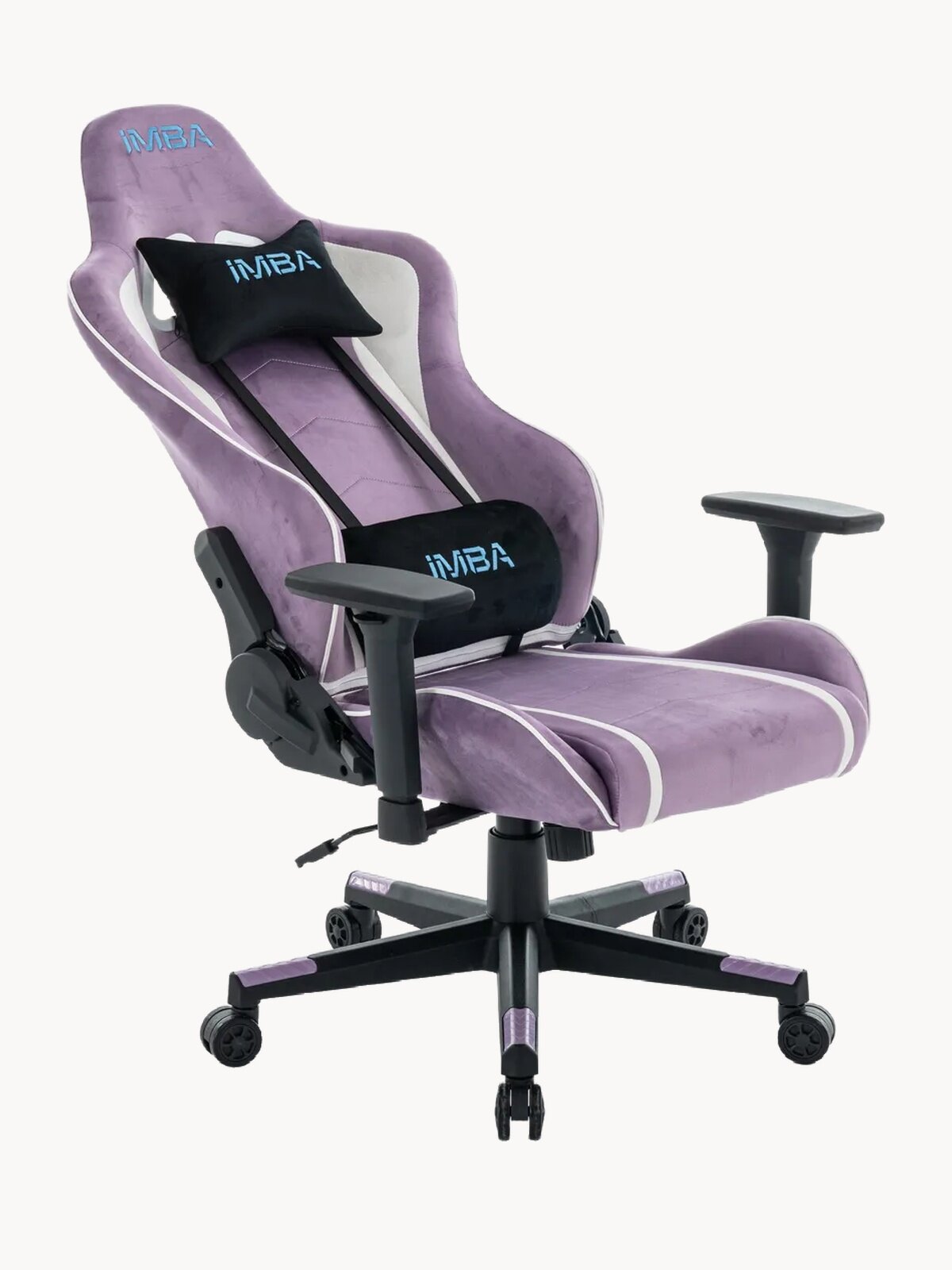 Кресло компьютерное игровое, IMBA, геймерское, с подлокотниками, велюр