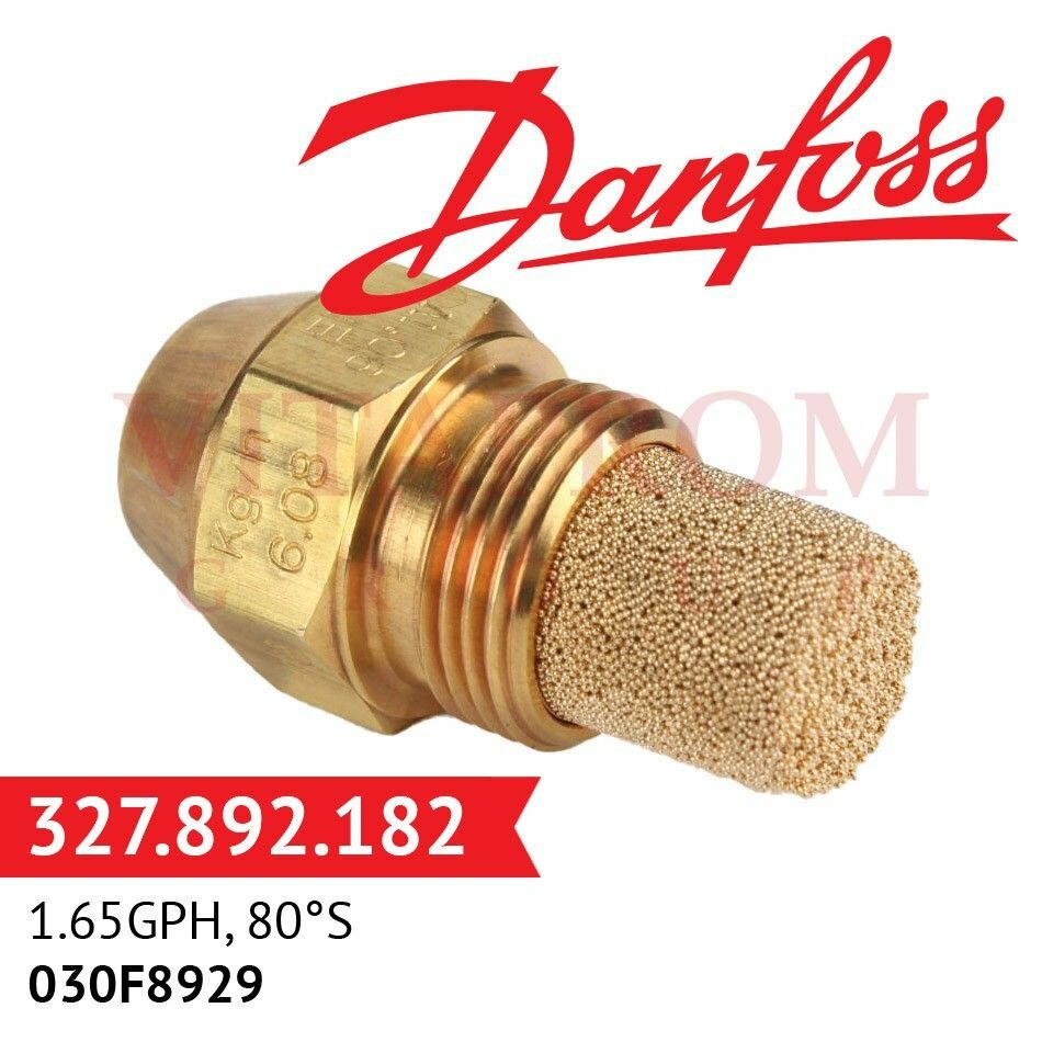 Форсунка Danfoss 1.65GPH, 80S, 030F8929 — фото 1