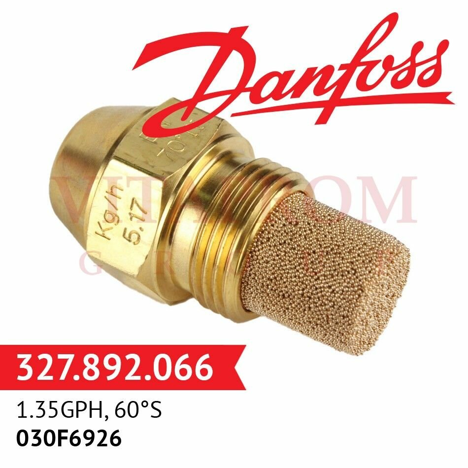 Форсунка Danfoss 1.35GPH, 60S, 030F6926 — фото 1